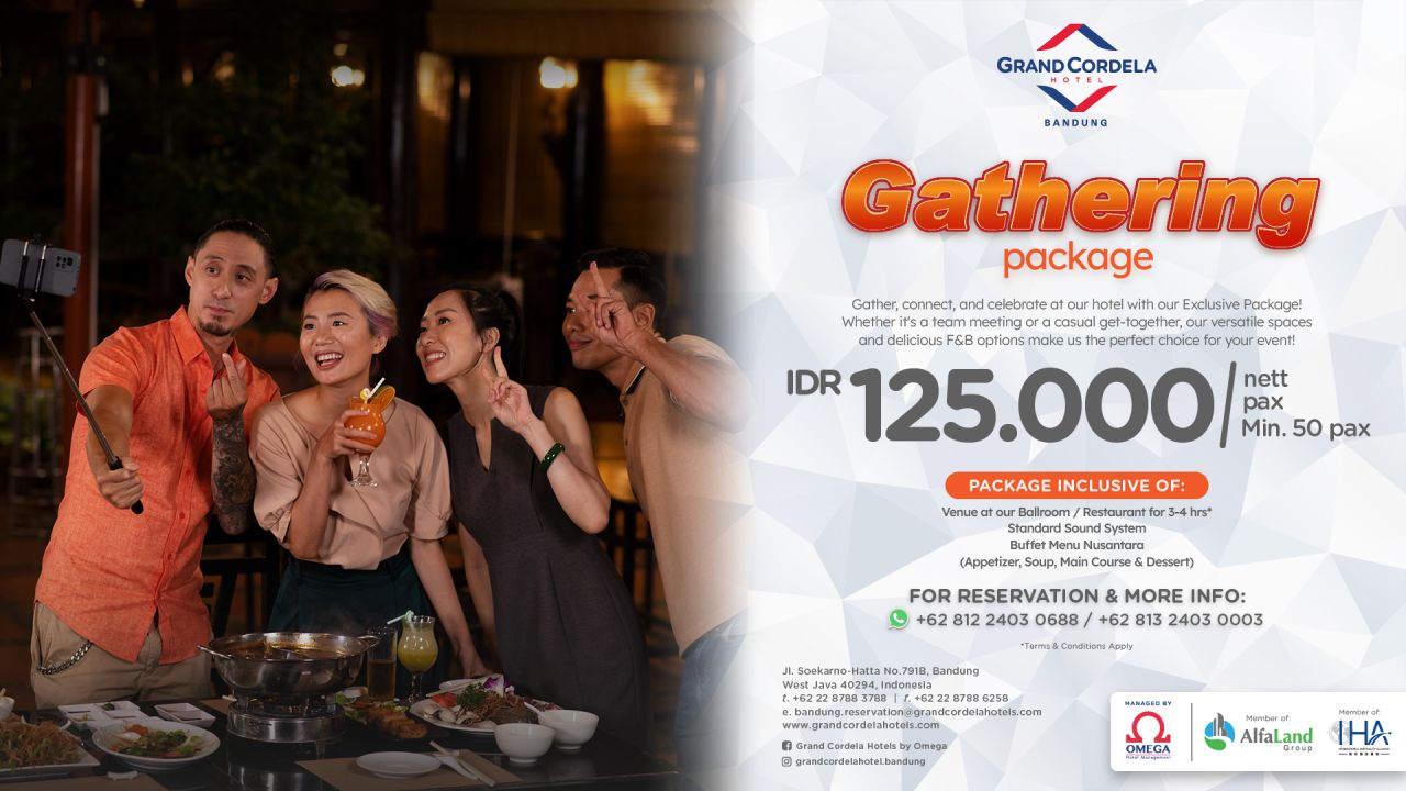 Grand Cordela Hotel Bandung | Gathering Package